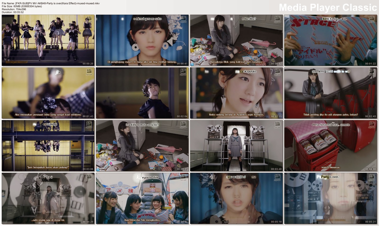PV AKB48 - Party Is Over